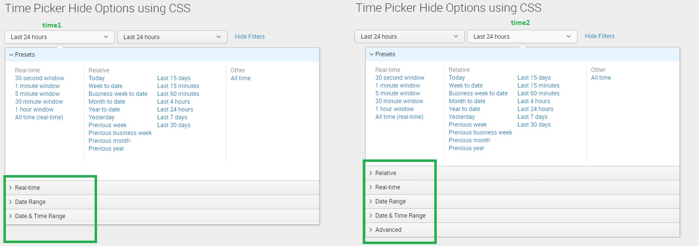 Solved How To Apply Css On First Time Picker Splunk Community