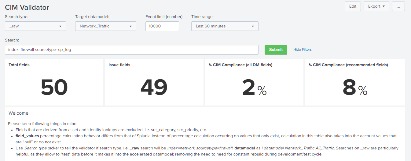 Solved: CIM help - Splunk Community