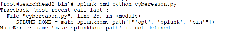 Solved Unable To Run Pyhton Script Which Came Default Wit Splunk Community 