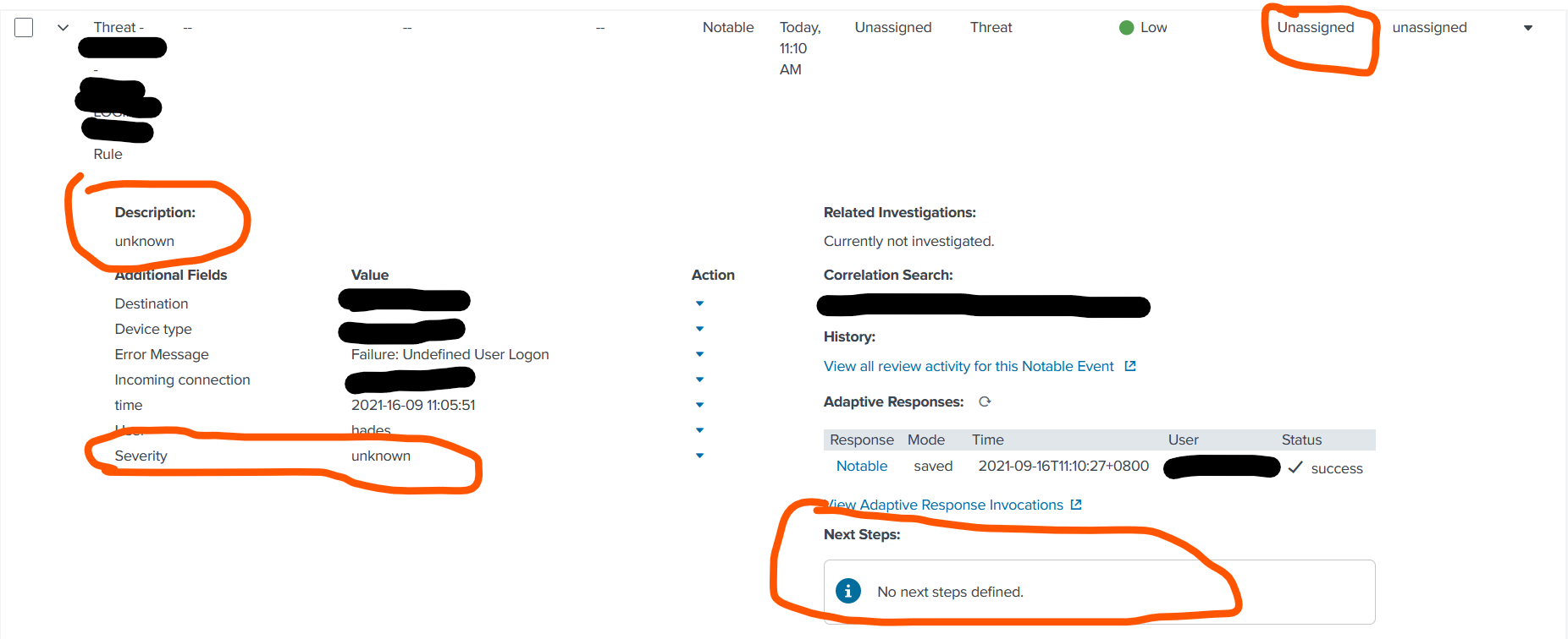 Notable Events in Incident Management Review not p... - Splunk Community