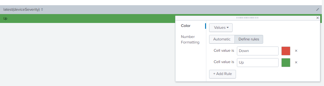 Dashboard Background Color Formatting Based on Tex... - Splunk Community