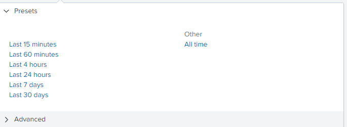 Solved: How to mask timepicker items? - Splunk Community