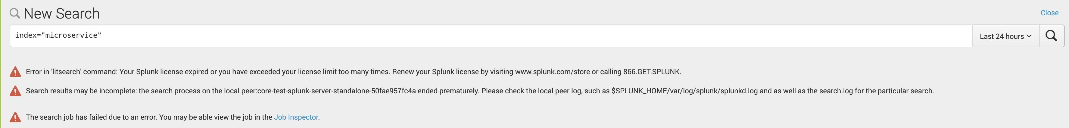 Solved Why Am I Receiving This License Error Splunk Community