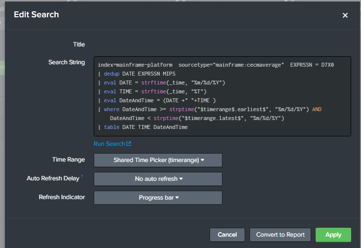 Solved: How to able Formatting _time to be used in the tim... - Splunk ...