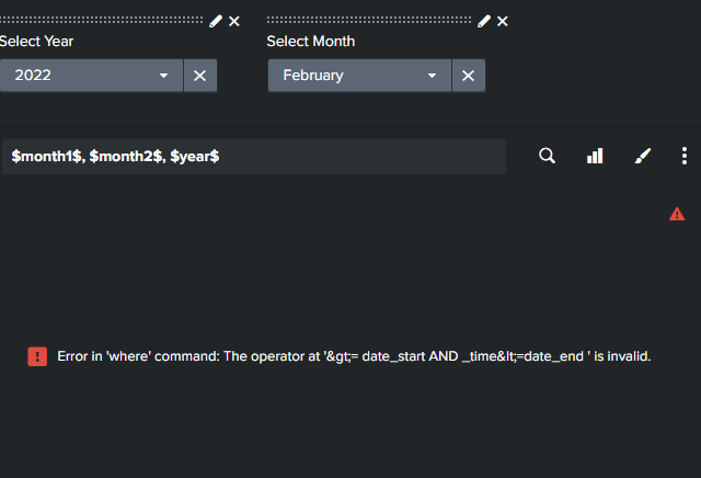 How To String Two Dropdown Tokens To Use In Where Splunk Community