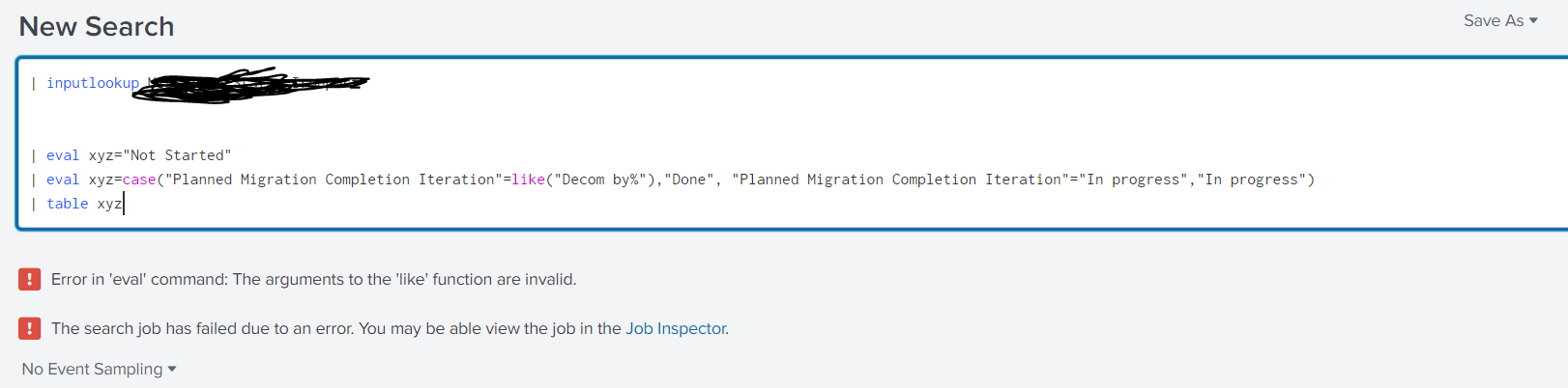 Unable To Create New Field With Case Statement Splunk Community
