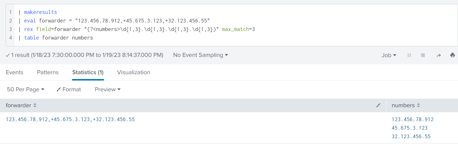 Solved Using Regex To Split A Field Splunk Community