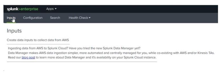 Splunk Add On For Aws Unable To Configure Splunk Community