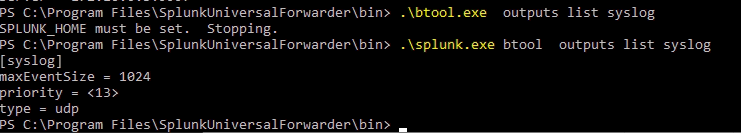 Solved: Why does btool quit with "SPLUNK_HOME must be set.... - Splunk Community