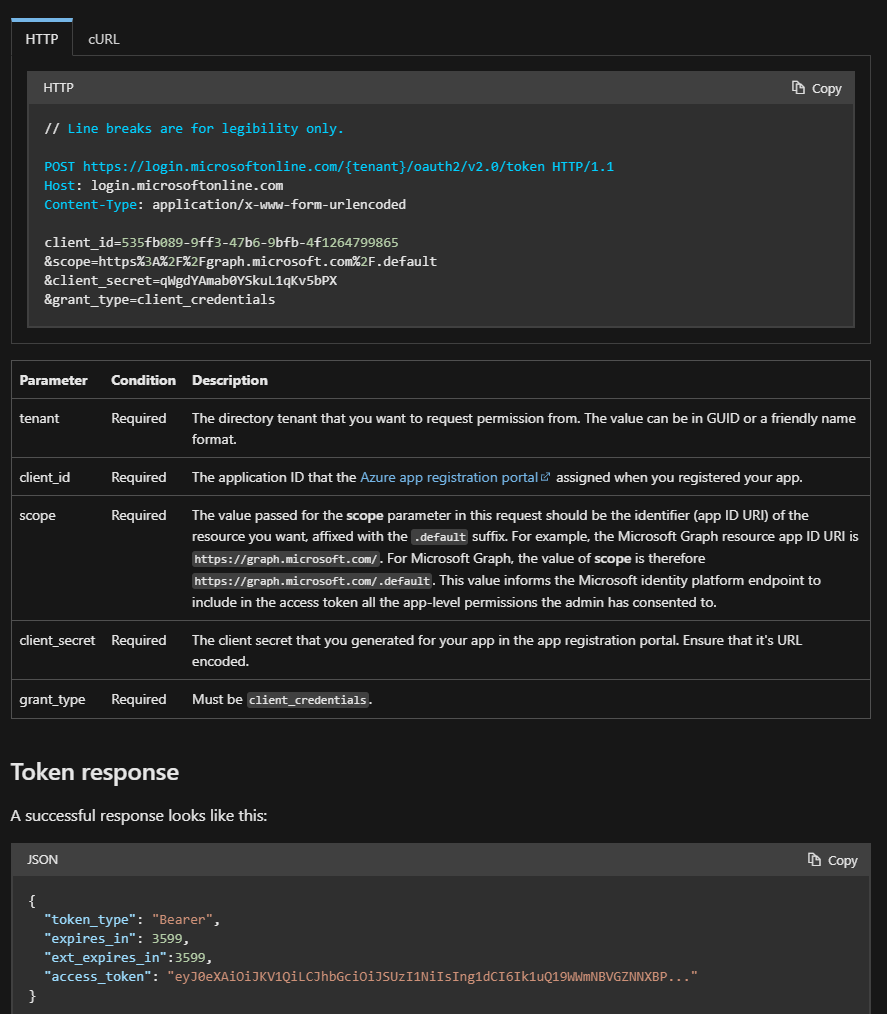 HTTP app and Graph/Azure - Splunk Community