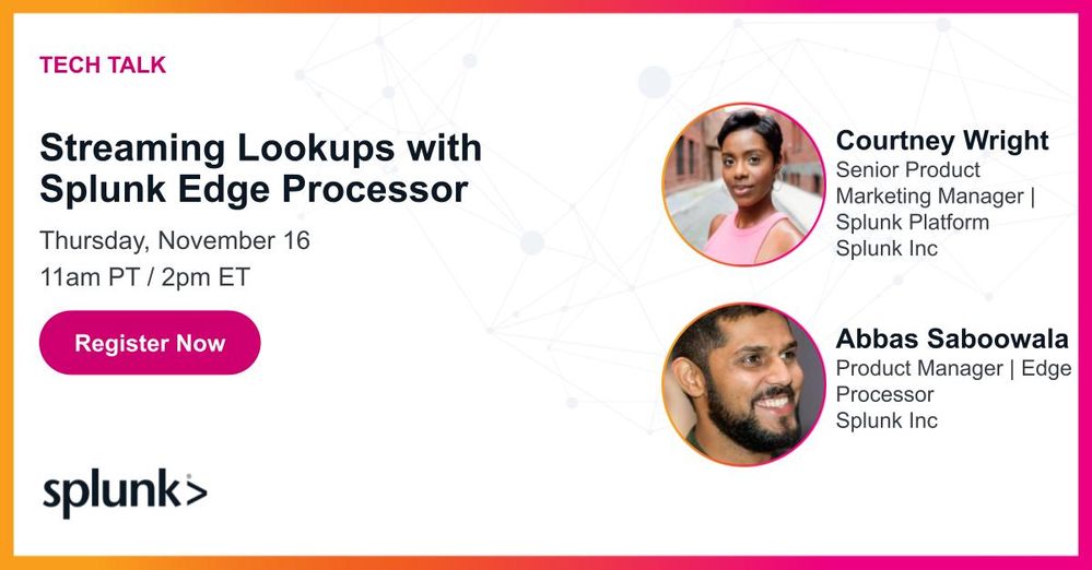Streaming Lookups with Edge Processor - Splunk Community