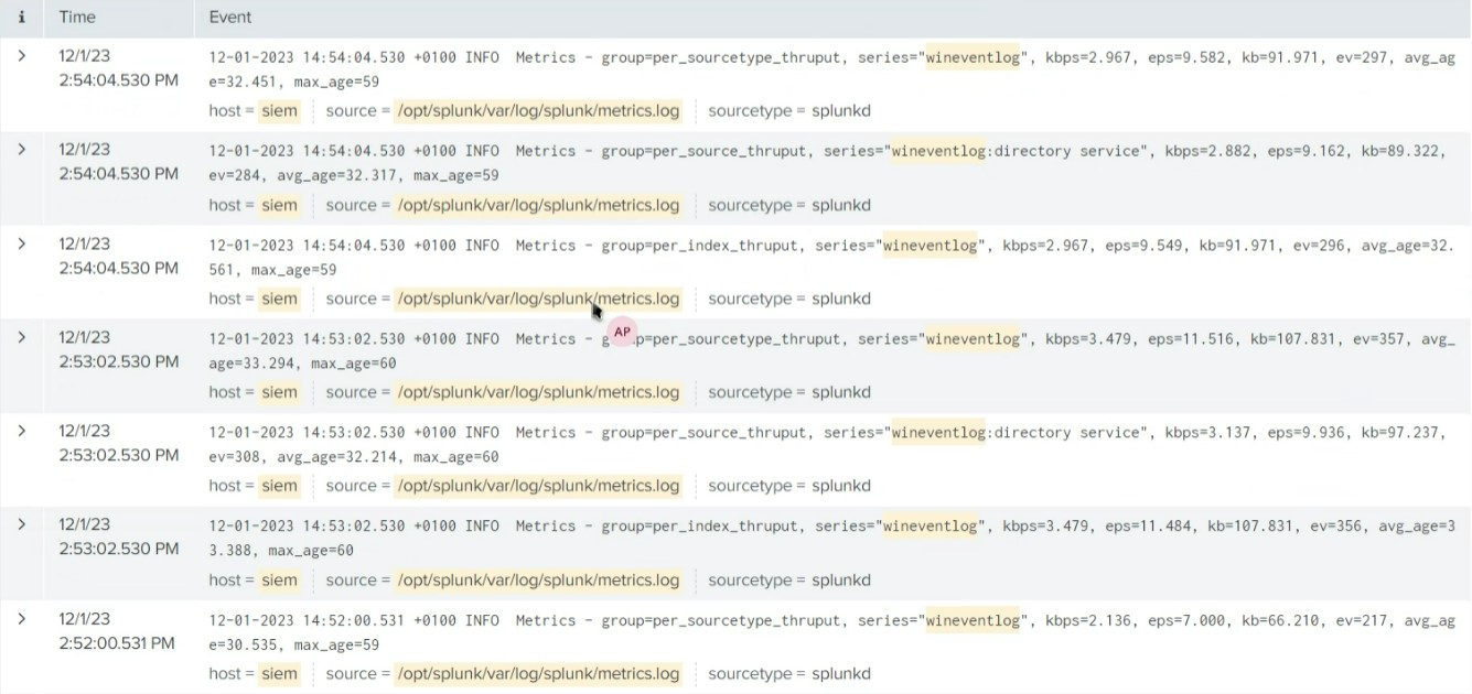 Ingestion of Windows events works correctly in the... - Splunk Community