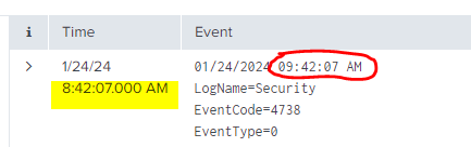 Solved: Difference between _time and time shown by Splunk ... - Splunk ...