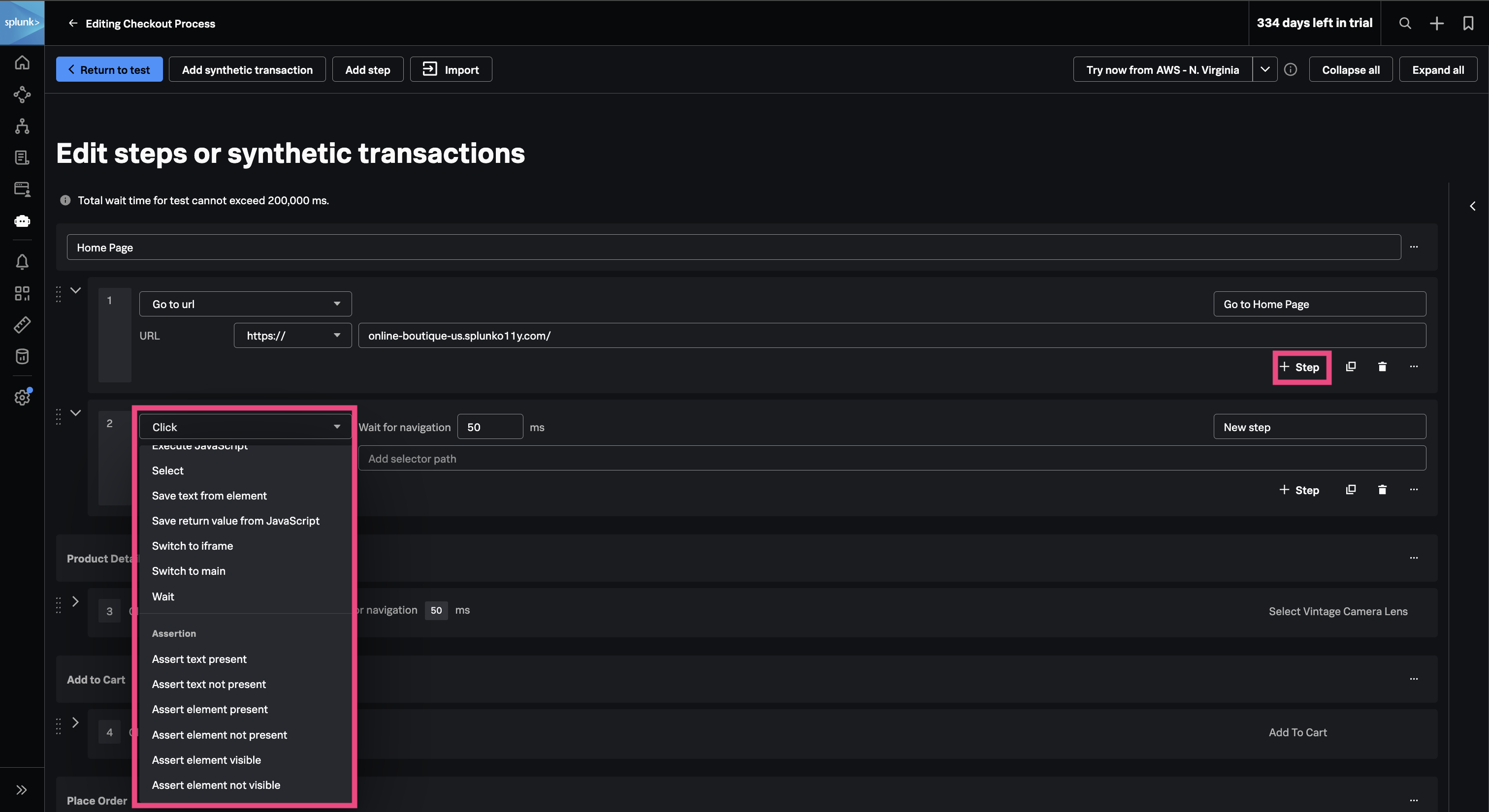 Building A Synthetic Monitoring Browser Test With Splunk Community