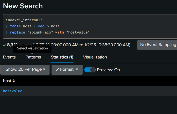 Solved: Re: Replace host IP address with Name - Splunk Community