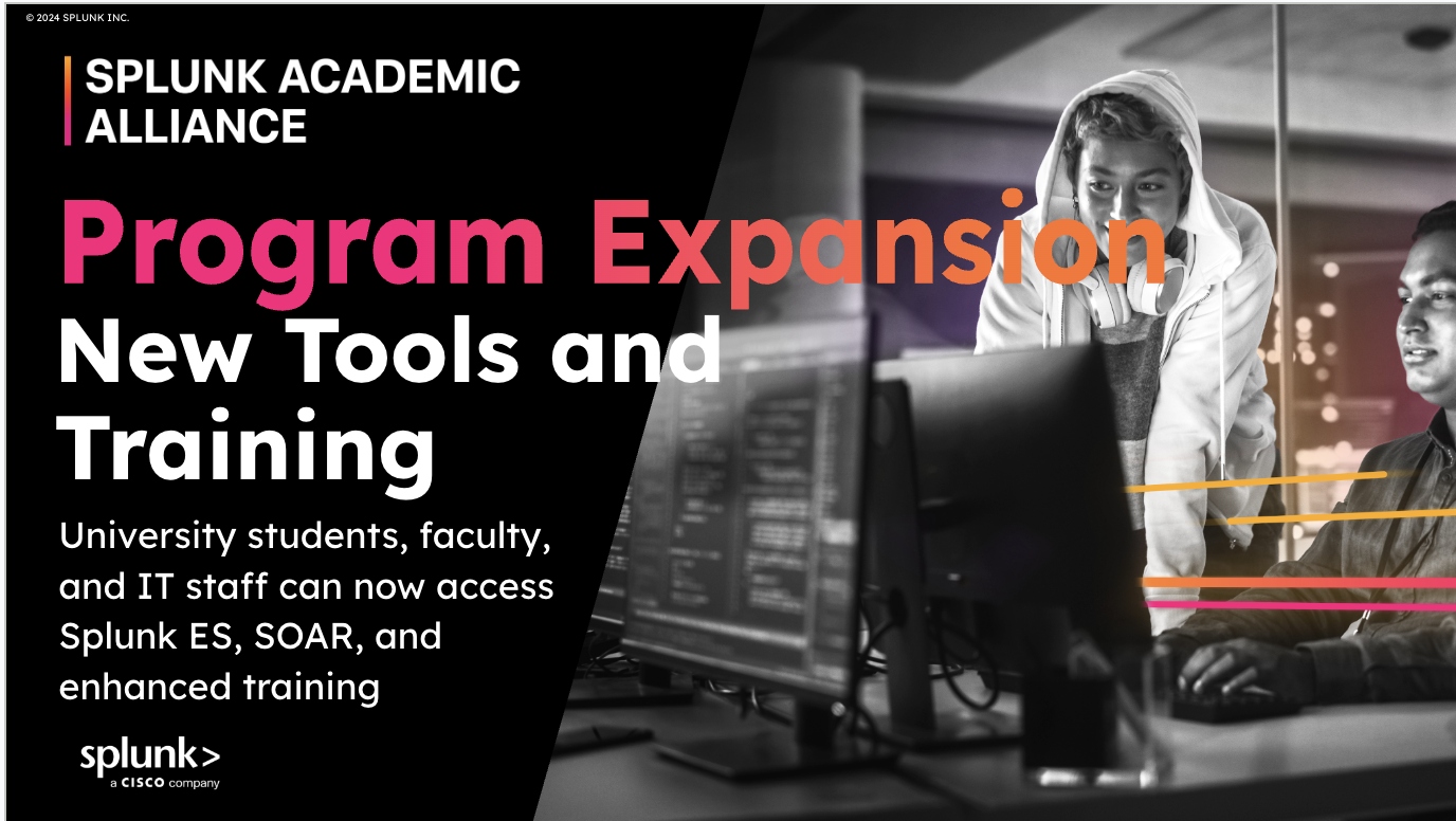 Announcing the Expansion of the Splunk Academic Al... - Splunk Community