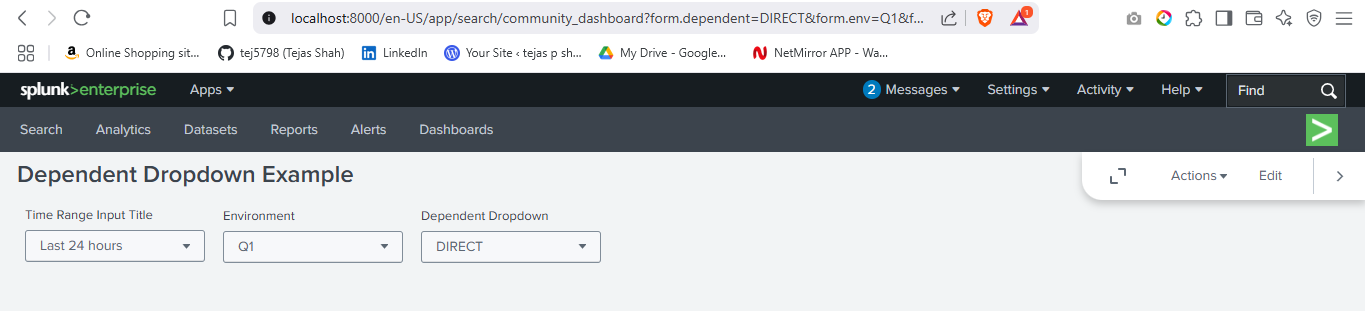 Default value for dropdown with dynamic datasource... - Splunk Community