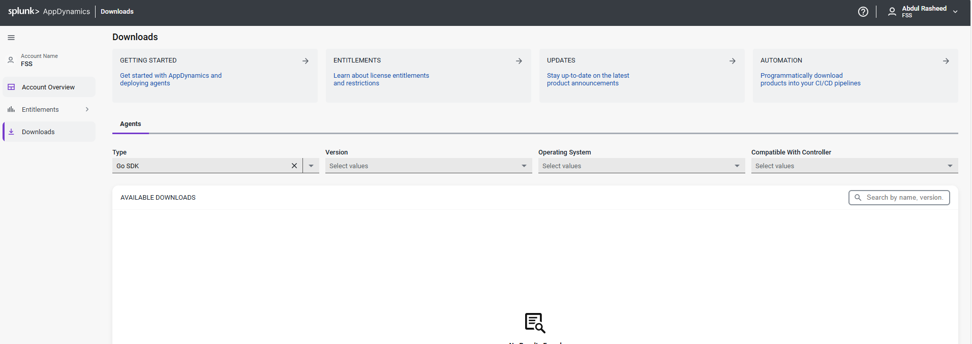 Unable To Find Appdynamics Go Sdk For Windows Splunk Community