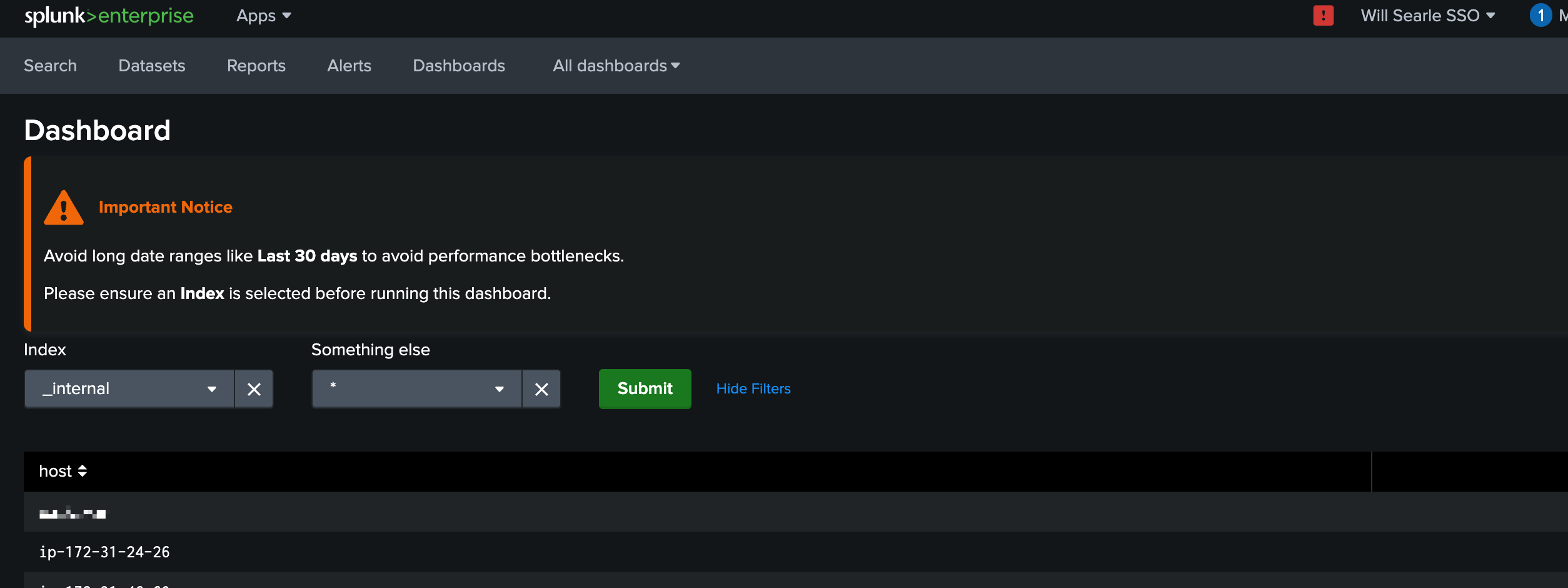Solved: How to add the description for dashboard in beginn... - Splunk ...