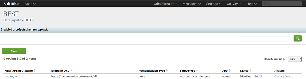 Can I Trigger The Rest Api Modular Input From A Se Splunk Community
