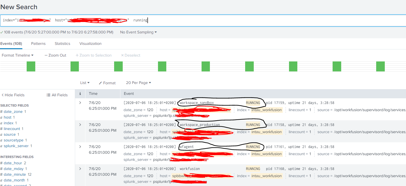 Solved: How to create a live up or down dashboard view? - Splunk Community