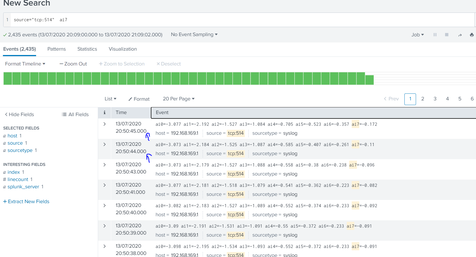 Solved: events results time in milliseconds - Splunk Community